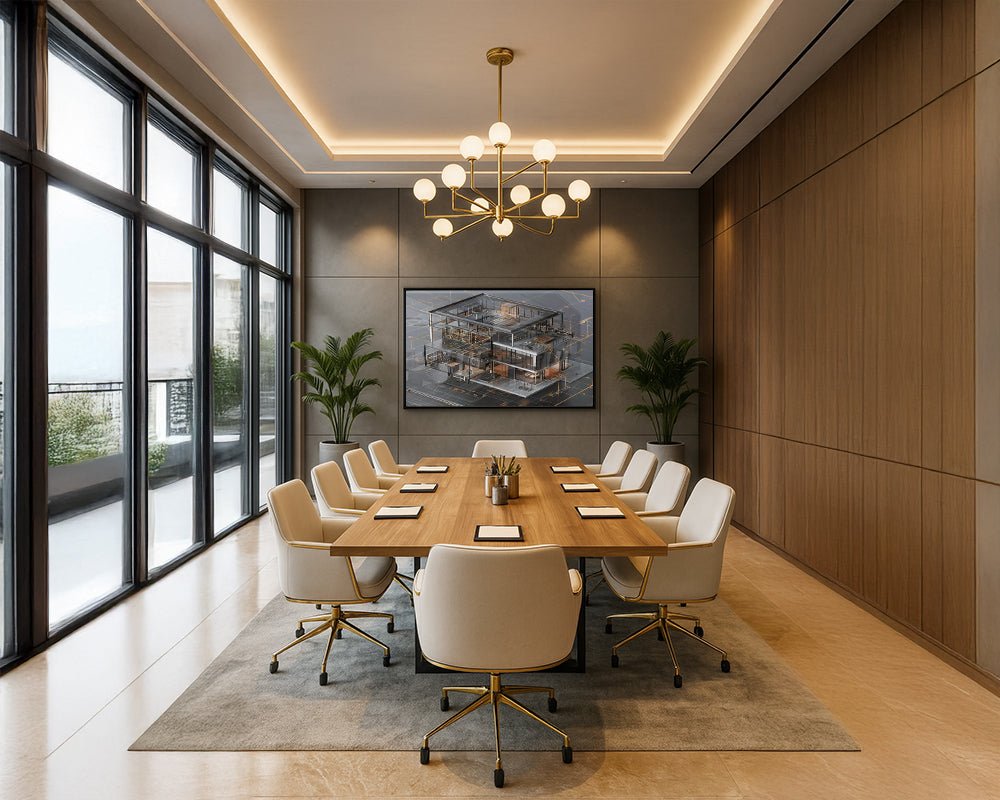 Timeless Executive Conference Room with Natural Daylight Emphasis ...