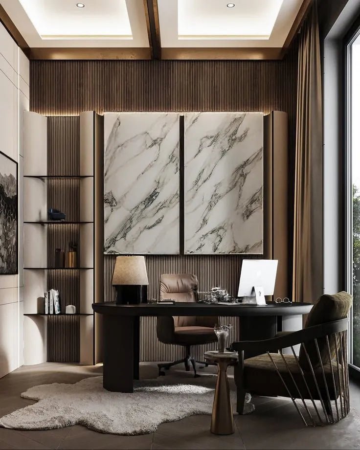 Elegant Modern Home Office Interior – Davinciya