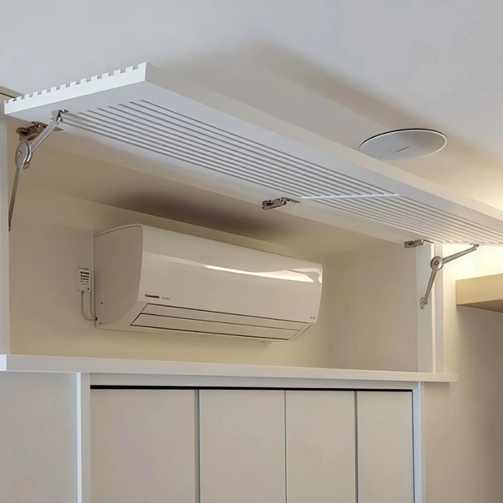 Concealed Split AC Unit with Overhead Louvered Cover - Davinciya